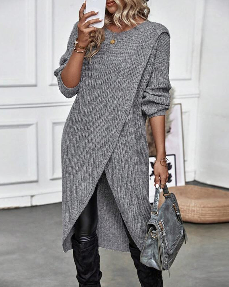 Ruby | Chic Everyday Long Sweater – Bleecker New York